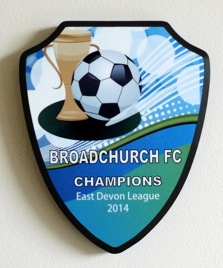 Unisub shield display plaques for dye sublimation printing